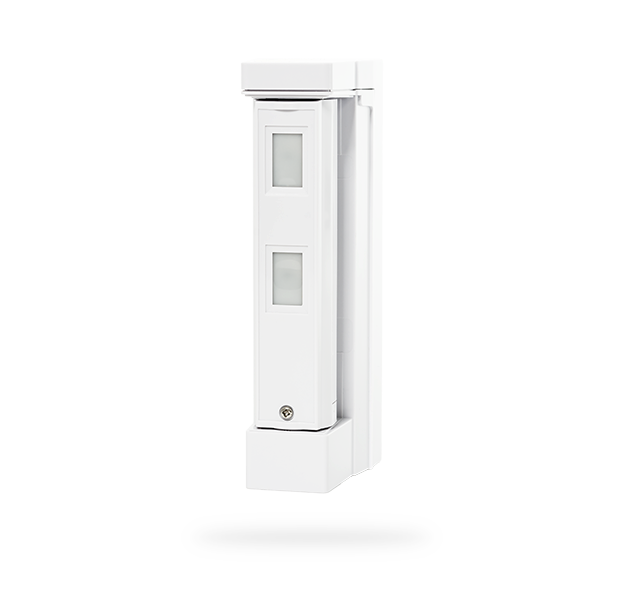 Dual zone outdoor wireless motion detector - curtain | Jablotron